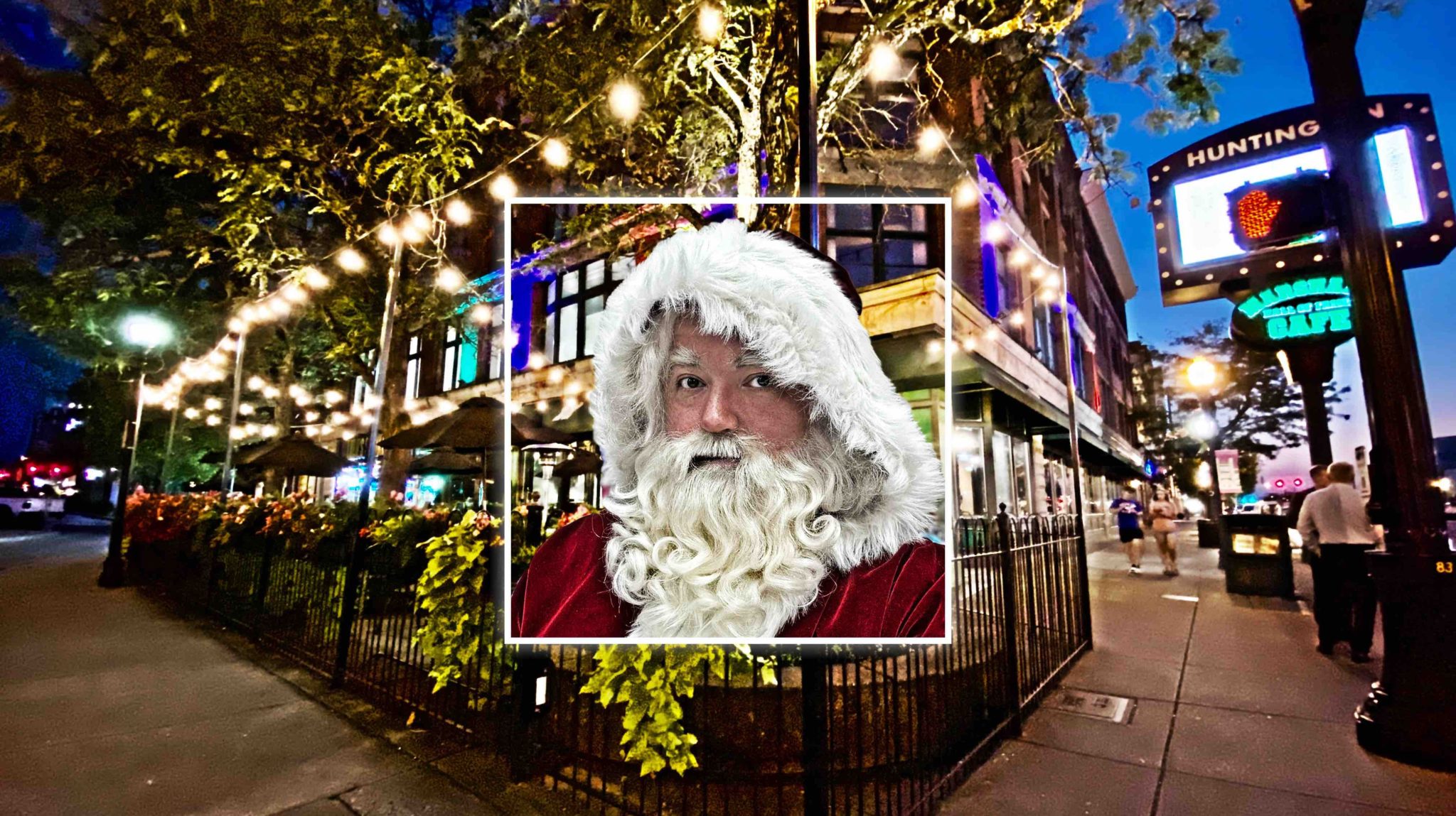 Santa Claus Comes To Hall Of Fame Café For Christmas 2023 | Downtown ...